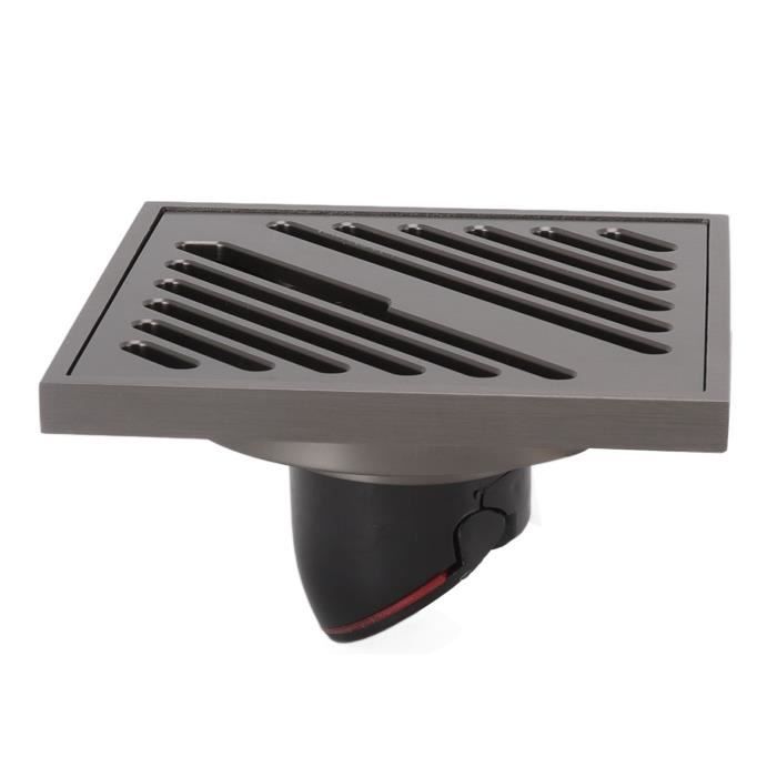 Drain de sol en acier inoxydable Siphon de Sol carré de 6 Pouces pour ...