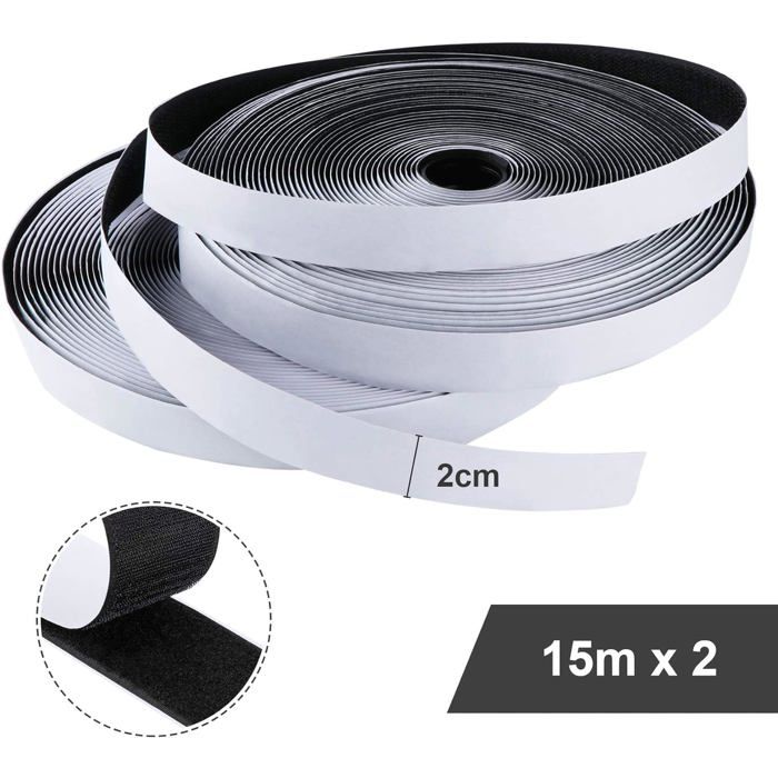 15M x 20mm Bande Agrippantes Adhésives,Bande Souple Aimantée ...