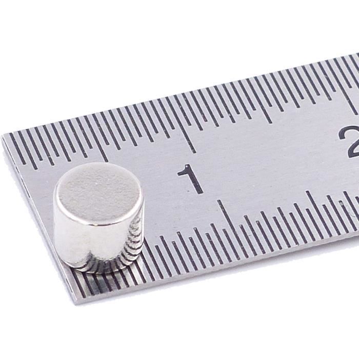 25 Mini Aimants Disques 5x4mm N52 Niveau Le Plus Forte - Aimants en ...