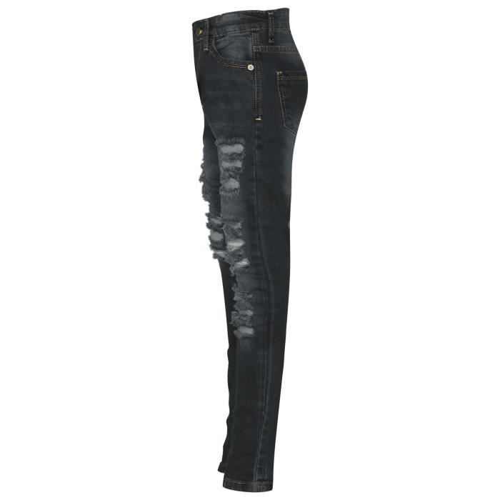 Girls black ripped jeans store