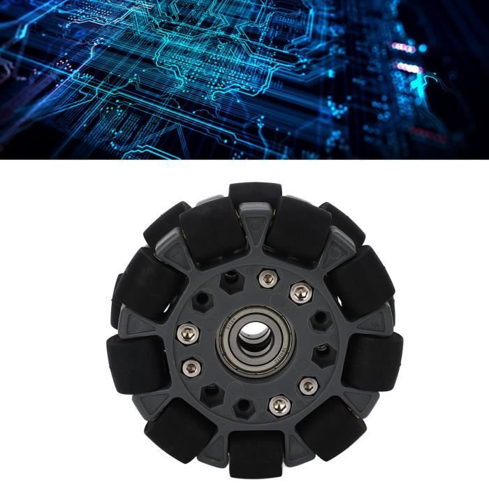 Roue directionnelle omnidirectionnelle pour robot Pneu de Roue Robot ...