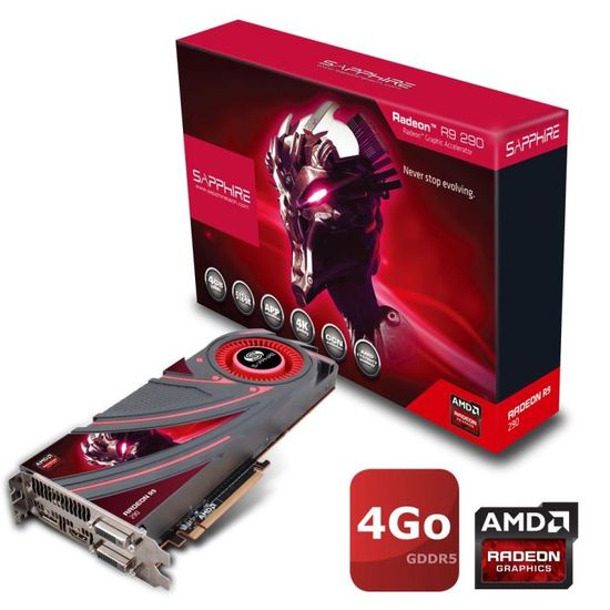 Sapphire AMD R9 290 4Go GDDR5 - Cdiscount Informatique
