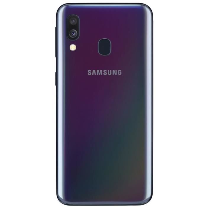 SAMSUNG Galaxy A40 - Double sim 64 Go Noir - Cdiscount Téléphonie