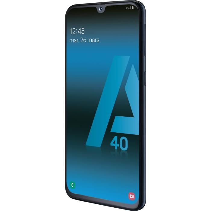 SAMSUNG Galaxy A40 - Double sim 64 Go Noir - Cdiscount Téléphonie