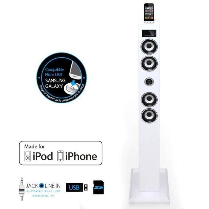 SOUNDVISION Soundtower 40W Tour d'accueil Blanc - Achat / Vente ...