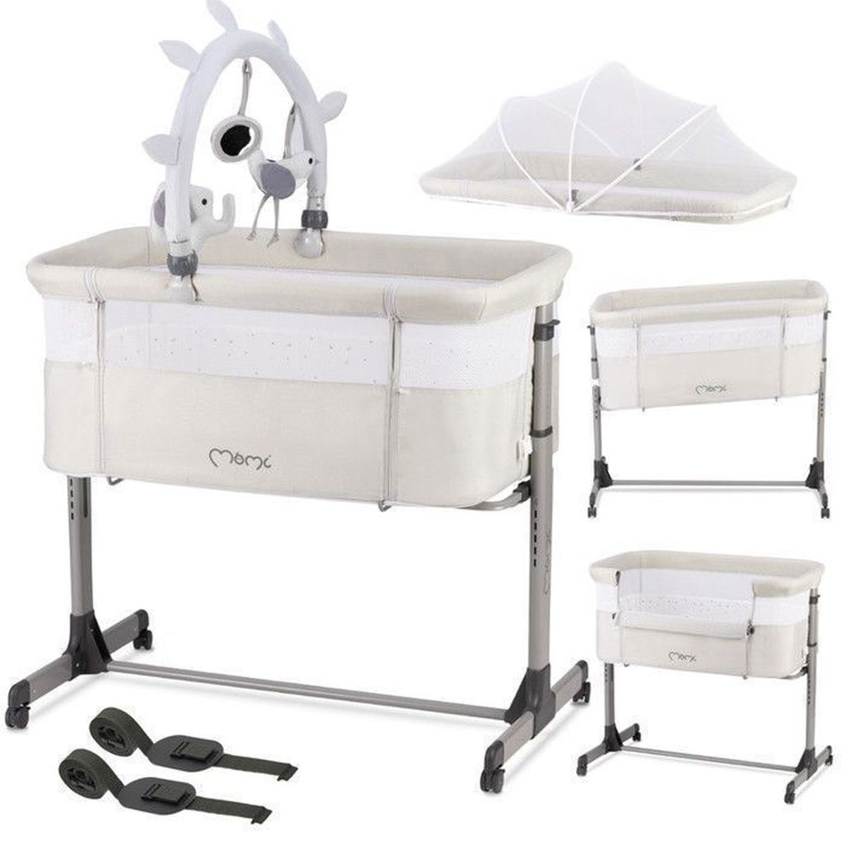 MoMi REVO – 2en1 - Lit Cododo, Barceau Bebe – Multifonctionnel ...