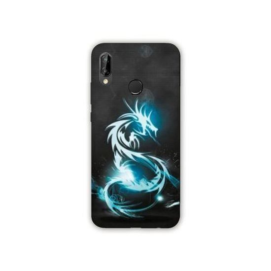 Coque Wiko View 3 Lite Dragon Bleu taille unique - Cdiscount Téléphonie