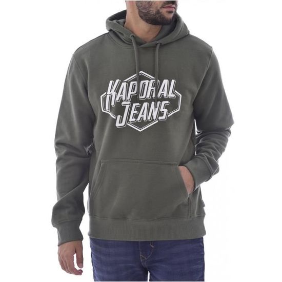 Sweat à capuche Kaporal Rad - Homme - Vert - Manches longues ...