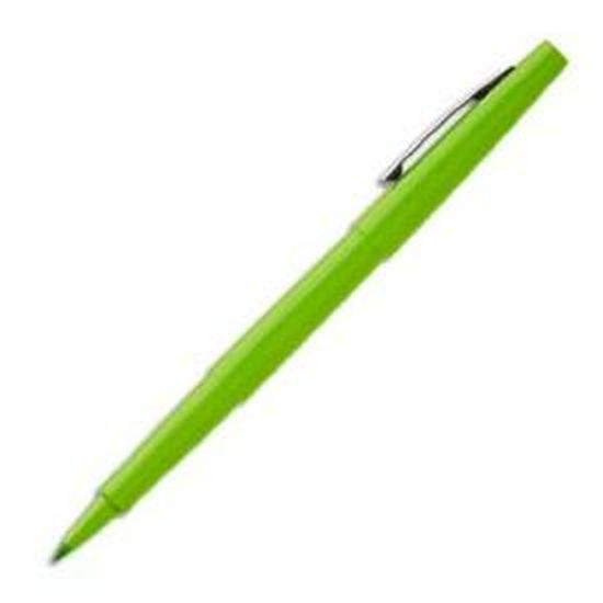 Stylos feutre nylon vert pointe moyenne - Papermate Nylon - Boite 12 ...