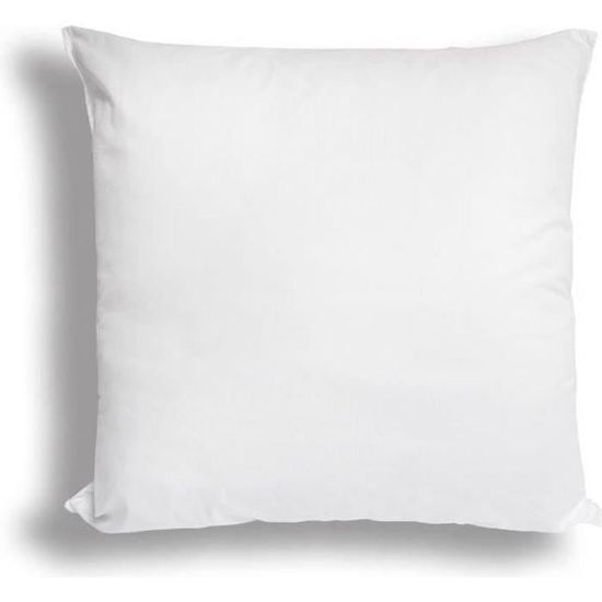 SOLEIL D'OCRE Oreiller confort anti-acarien - 40x40 cm - Blanc ...