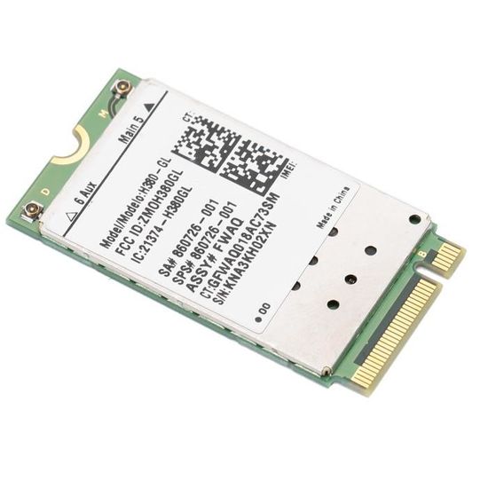 Carte WWAN HSPA + module mobile M.2 860726-001 pour HP hs3210/HP ZBook ...