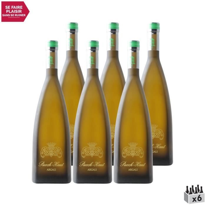Puech-Haut Argali Blanc 2020 - Lot de 6x75cl - Château Puech Haut - Vin ...