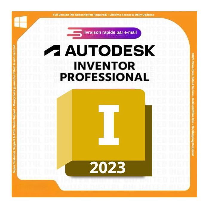 Autodesk Inventor Professional 2023 (PC) (3 Appareil, 1 an) - Autodesk ...