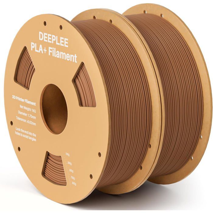 Filament PLA+ Brun 2kg de 1.75 mm Filament PLA Plus avec Précision de ...