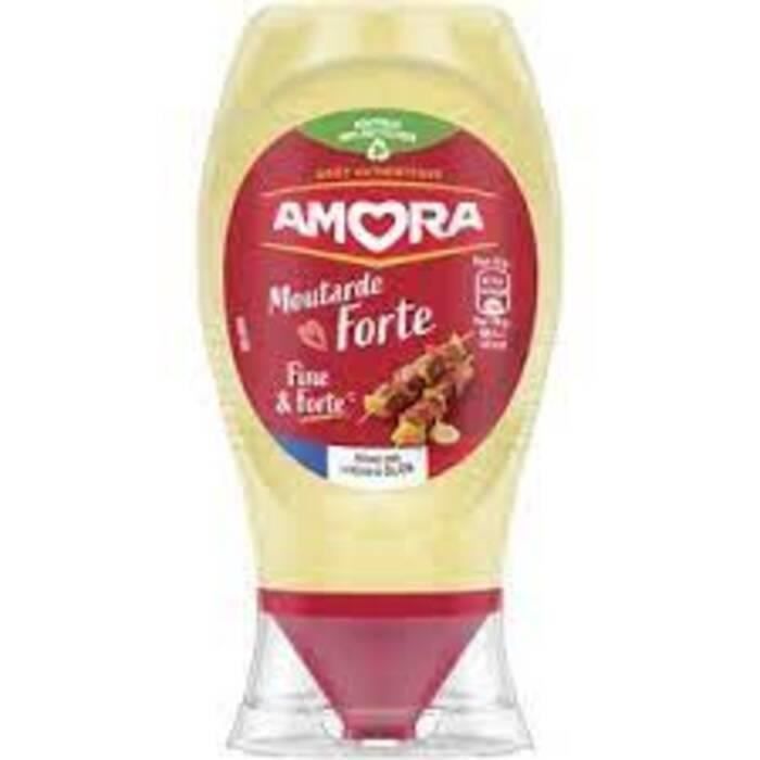 Amora - Moutarde fine et forte Le flacon de 265g - Lot de 1 - Cdiscount Au quotidien