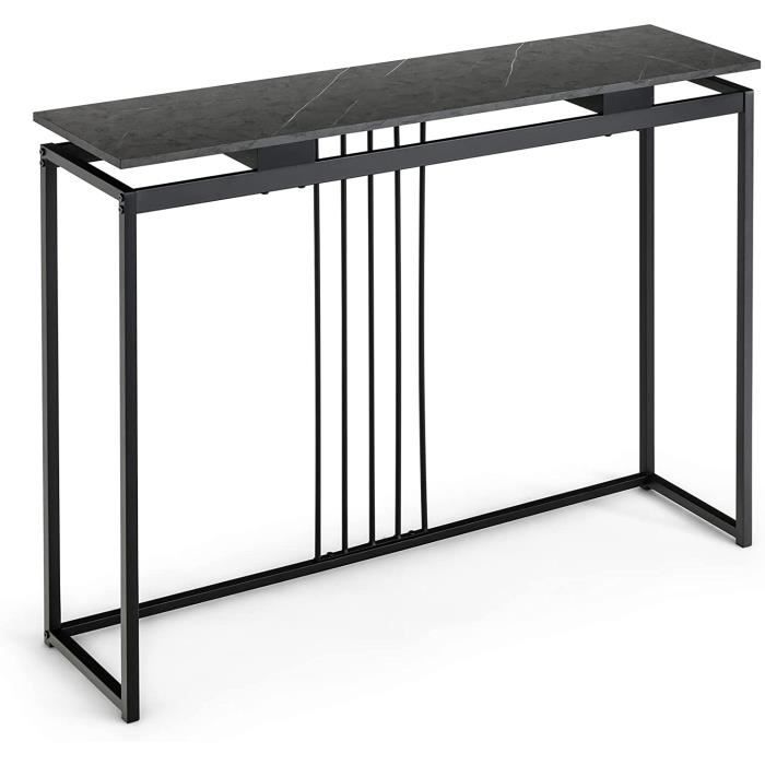 Table Console Surface en Imitation Marbre, Console Meuble Entrée ...