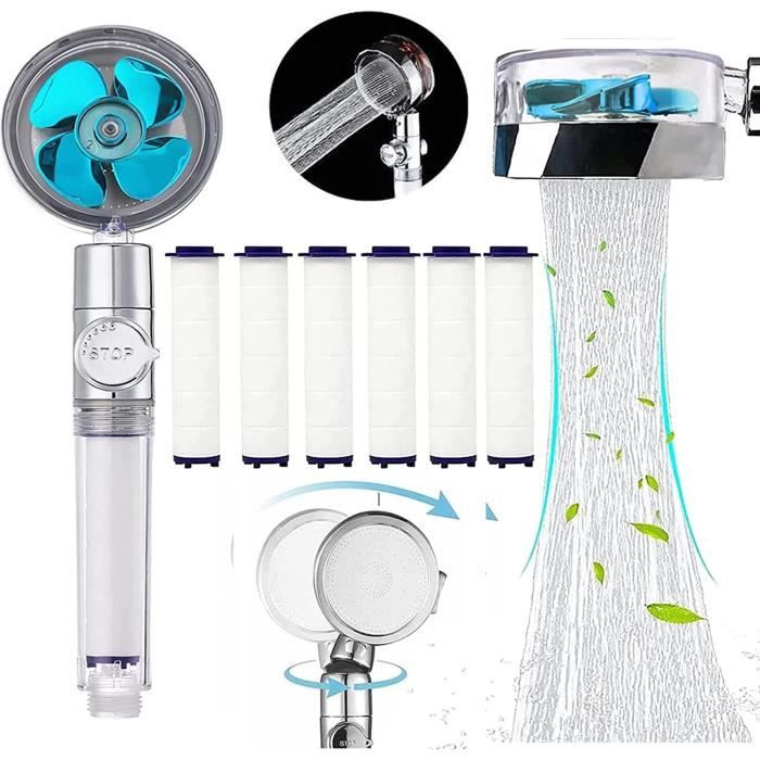 Douchette Pommeau De Douche Anti Calcaire Economie Deau Filtre à Trois