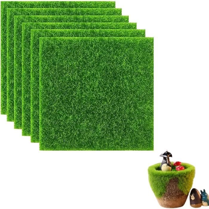 Mini Simulation Gazons,Gazon Moderne,Tapis De Pelouse Verte Artificielle,Herbe De Mousse ...