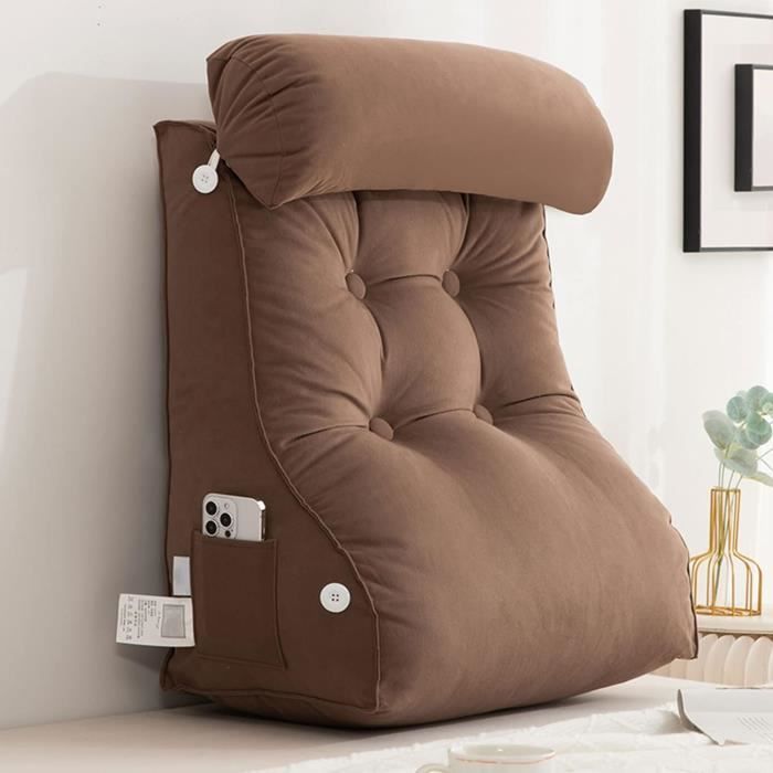 Coussin De Lecture,Coussin De Dossier Triangulaire,Coussin Support Lombaire Avec Traversin ...