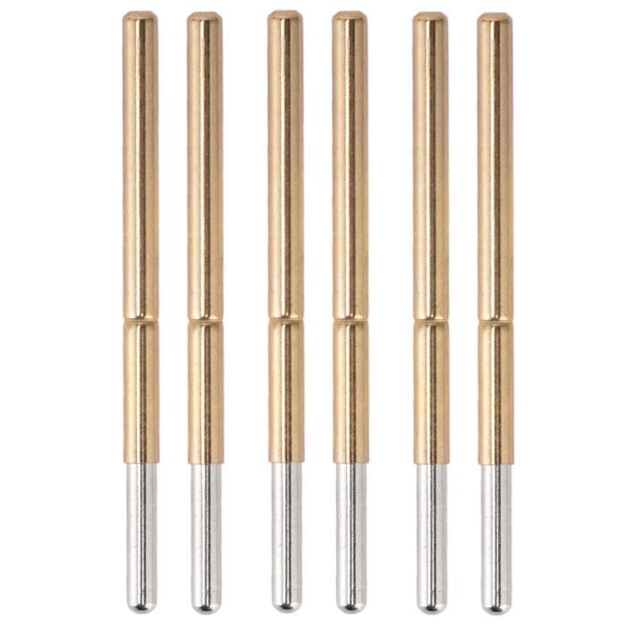 GOTOTOP Round Pogo Pins, 100PCS Stainless Steel Wire Spring Test Probes ...