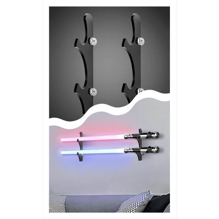 Support mural pour sabre laser Katana - KAKOO - Adapté aux épées - Noir - Cdiscount Maison