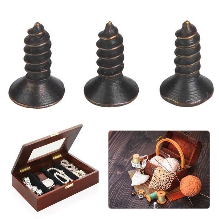 Young-Qiilu vis ancienne Vis autotaraudeuse en fer antique vis à tête ...