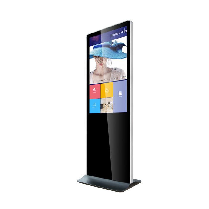 TOTEM INDOOR TACTILE - KIMEX - Totem vidéo 43'', FULL HD, 500 cd, 24h ...