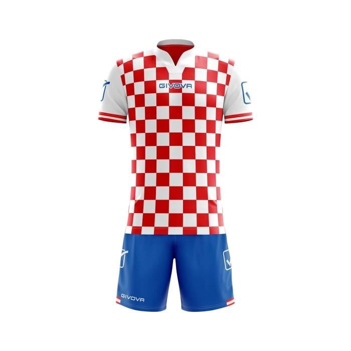 Ensemble maillot et short Givova Competition - red/royal - L ...
