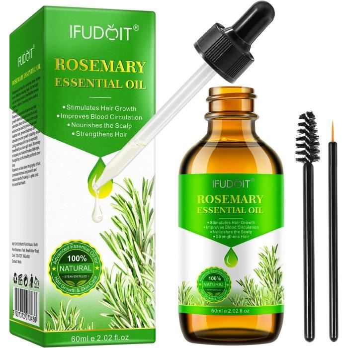 Huile Essentielle De Romarin Pour Des Sourcils Et Des Cils, Huile De ...