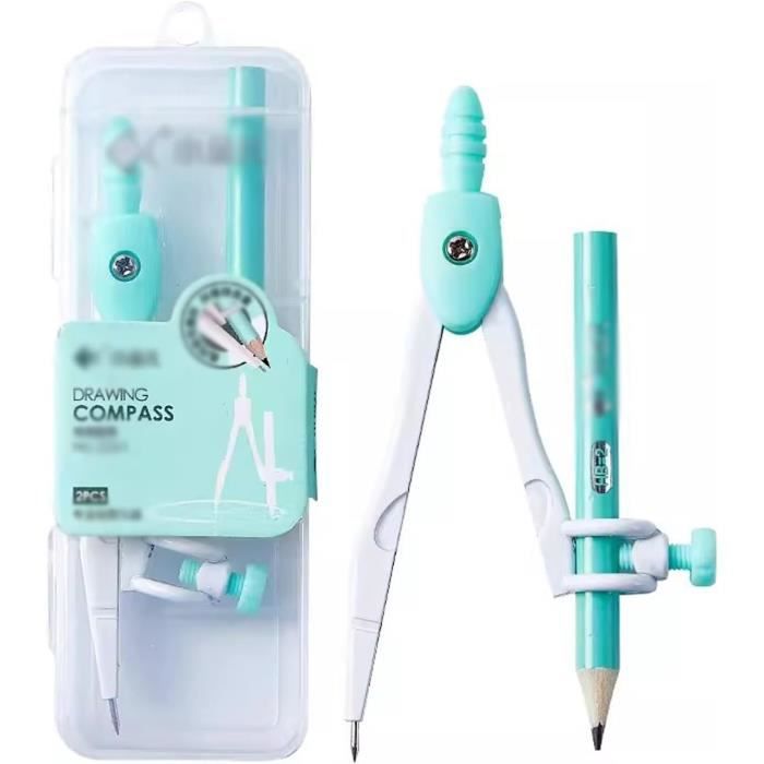 Kit Geometrie Compass Boussole for la géométrie, boussole avec crayon ...