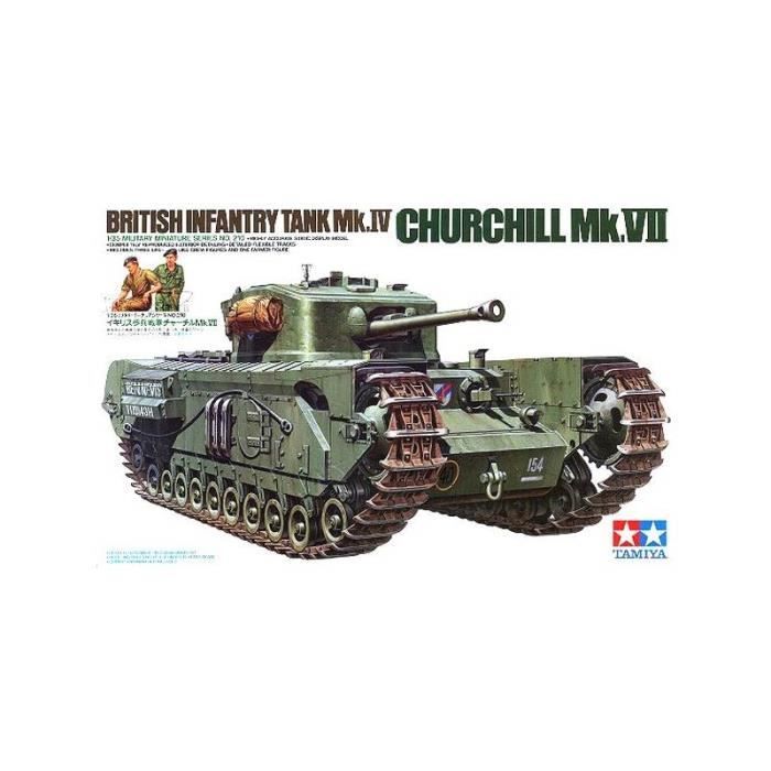 TAMIYA - Maquette Char British Infantry Tank Mk.vi Churchill Mk.vii ...
