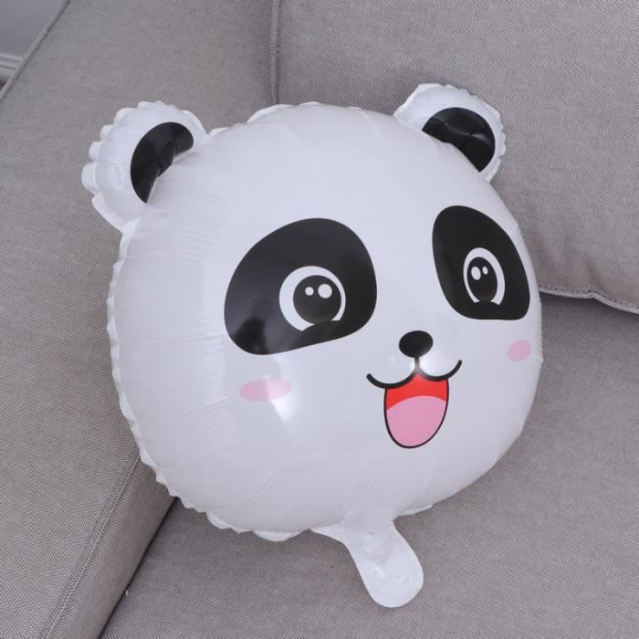 6pcs ballon mignon panda créatif dessin animé en aluminium feuille pour ...