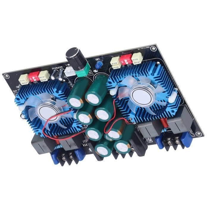 ZJCHAO Module amplificateur 2 canaux avec ventilation - Puissance ...