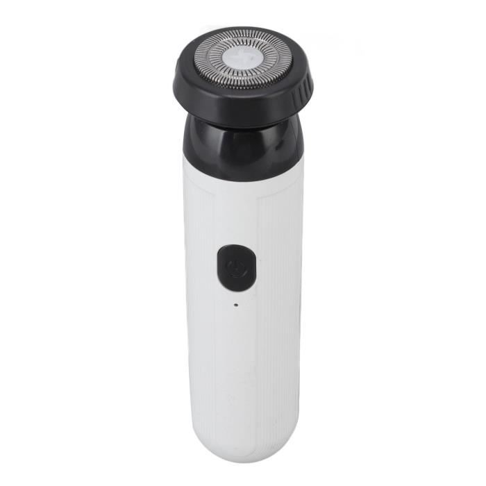 Mini rasoir électrique portable pour homme avec tête de coupe rotative ...