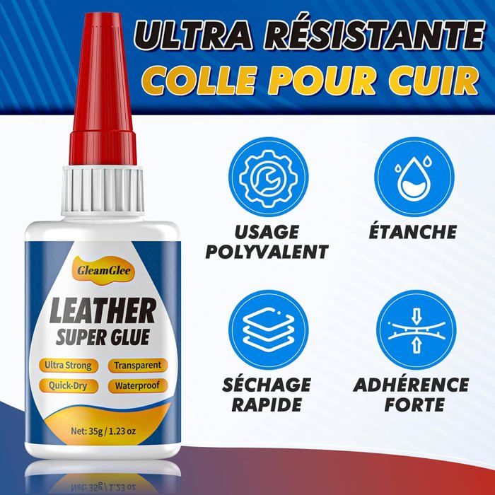 MARGAUX LONNBERG-Colle Cuir Ultra Forte 35g \u2013 Colle Transparente ...