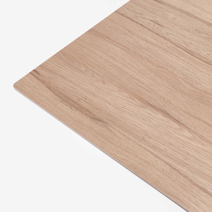 Plateau de table stratifié 60x60 cm chene clair - Oviala - Cdiscount Maison