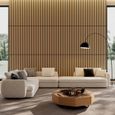 Panneaux Muraux Acoustiques 115x60 cm EVRYAE - lot de 4, absorption du ...