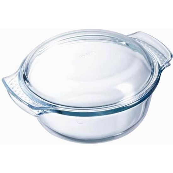 Faitout rond en verre Pyrex 1,5 L - Cdiscount Maison