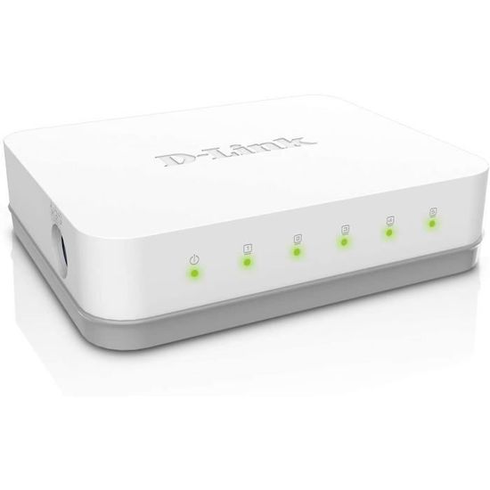 Mini Switch Gigabit 5 Ports Ethernet Blanc - Idéal Partage de Connexion ...