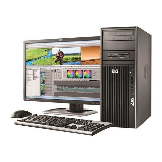 HP Workstation Z400 - Achat / Vente unité centrale HP Workstation Z400 ...