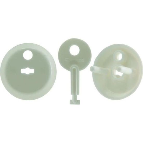 LEGRAND 4 Cache-prises de courant ronds pour prise avec terre sans ...