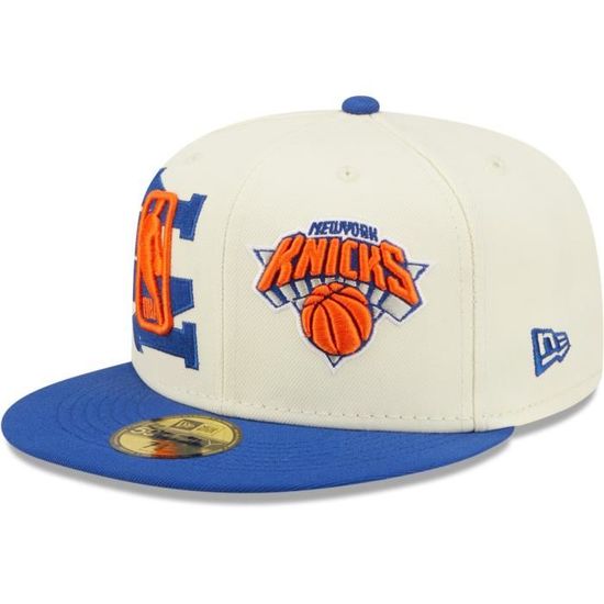 New Era 59Fifty Fitted Cap - NBA 2022 DRAFT New York Knicks Beige ...