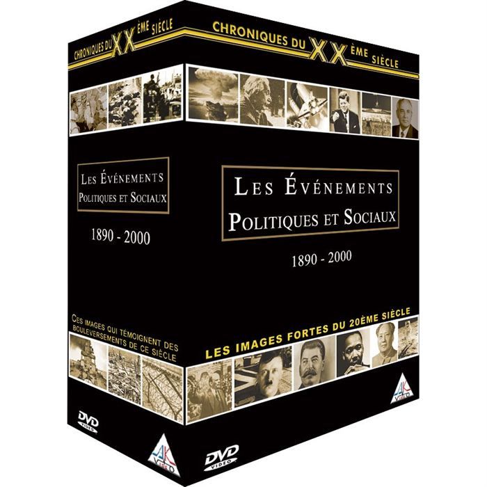 DVD Les evenements politiques et sociaux du xxe... - Cdiscount DVD