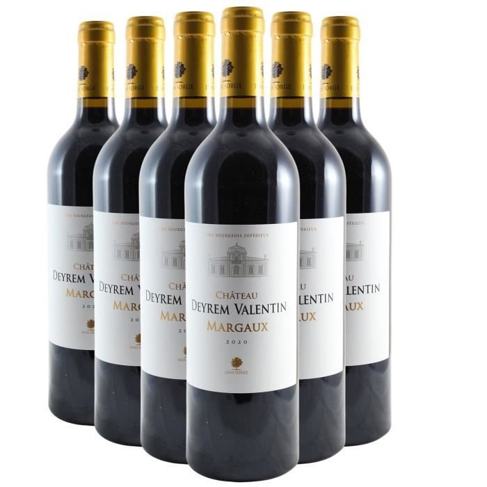 Château Deyrem-Valentin Rouge 2020 - Lot de 6x75cl - Vin Rouge de ...