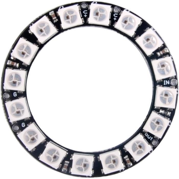 Ws2812B Pixel Ring 16 Leds Addressable Led Modules Dc5V Ws2812 Rgb Full ...