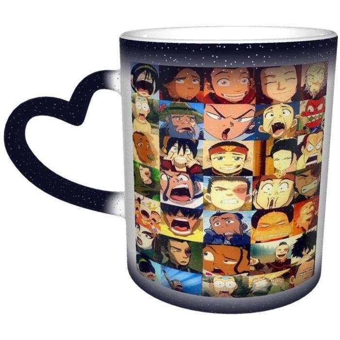 Avatar The Mug Last Airbender Tasse à café à changement de couleur ...