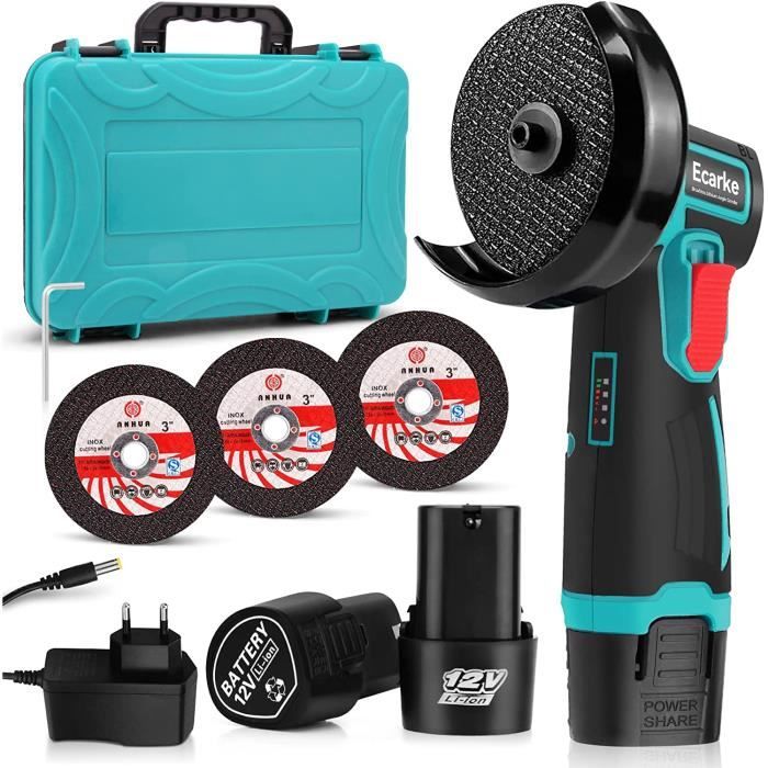 LIWI-Mini meuleuse d'angle, meuleuse d'angle sans fil sans balais avec ...