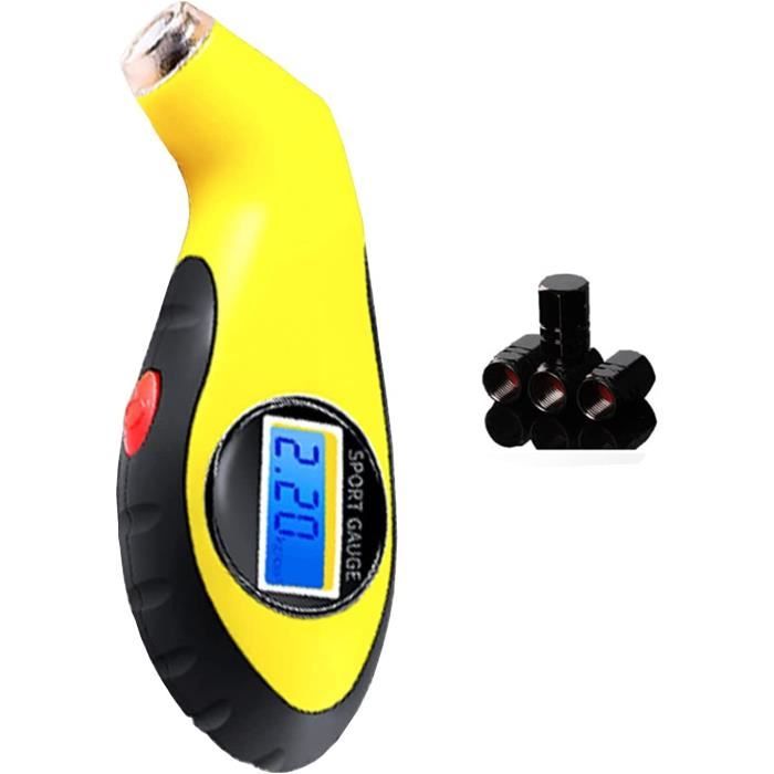 Manometre Pression Pneu, Jauge de pression de pneu numérique Haute ...