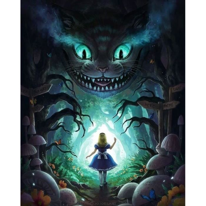 FFZ-54 Enfant,Puzzle adulte"Alice in Wonderland "Puzzle de jeu de ...