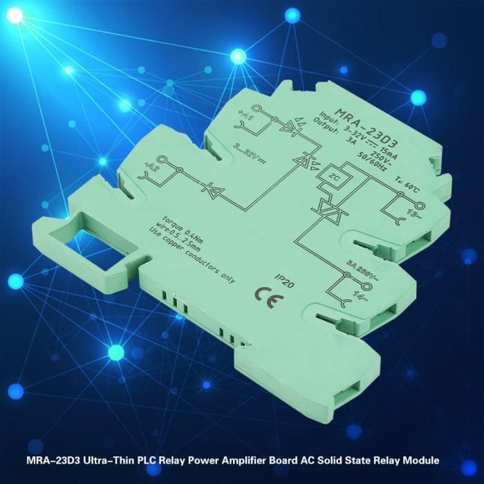 MRA-23D3 Carte Module De Relais PLC Carte d'amplificateur de puissance ...